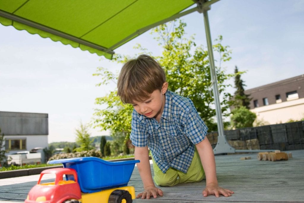 Sun protection for children - Suntek Awnings